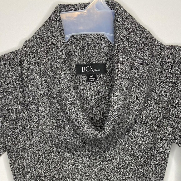 BCX | Dresses | Bcx Dress Charming Womens Greyblack Dress Long Sleeves ...